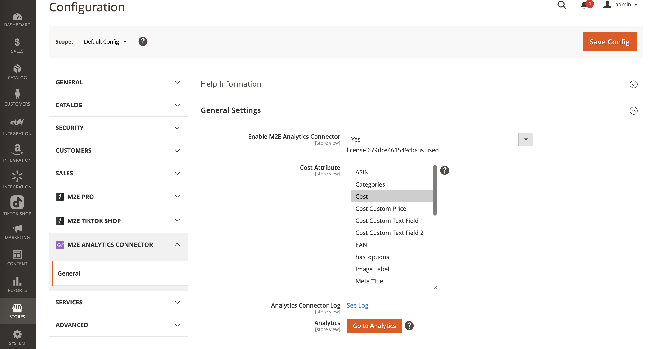 Guía del usuario del conector M2E Analytics (para usuarios de M2E Pro ...